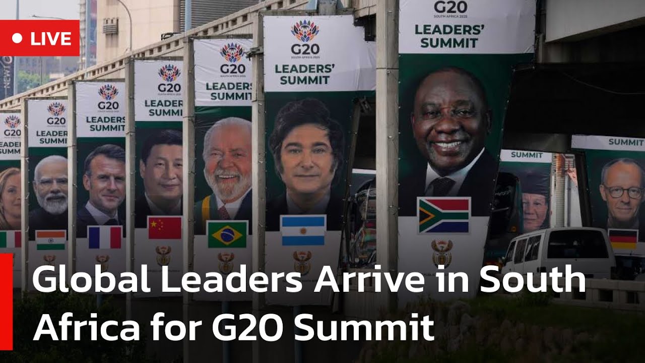 🔴LIVE: G20 Summit in South Africa: World Leaders Gather in Johannesburg ...