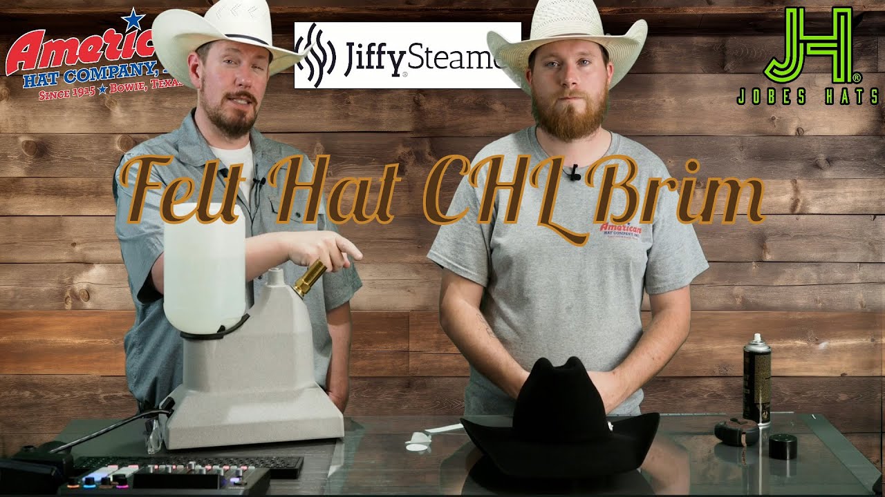 4 of 4 Felt Hat CHL Brim, in our Series on Reshaping an American Hat Co ...