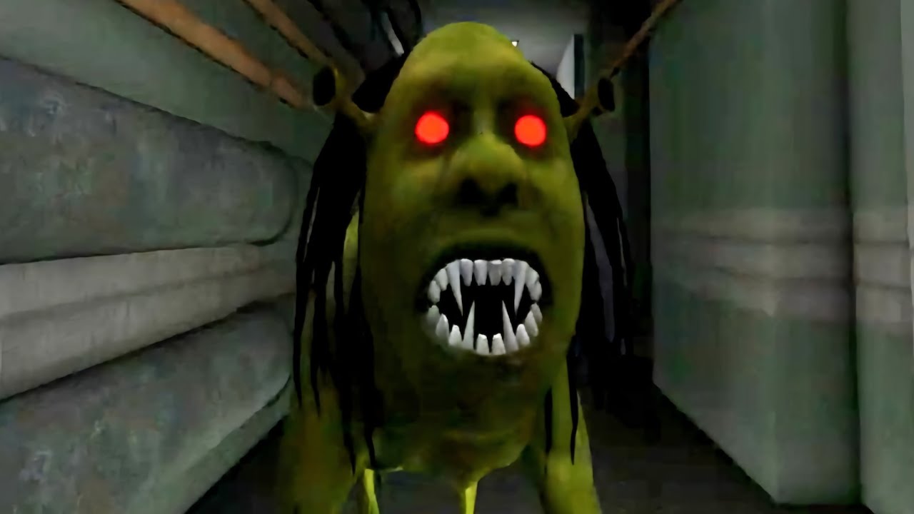 Shrek Hound Jumpscare - Roblox Shrek In The Backrooms - YouTube