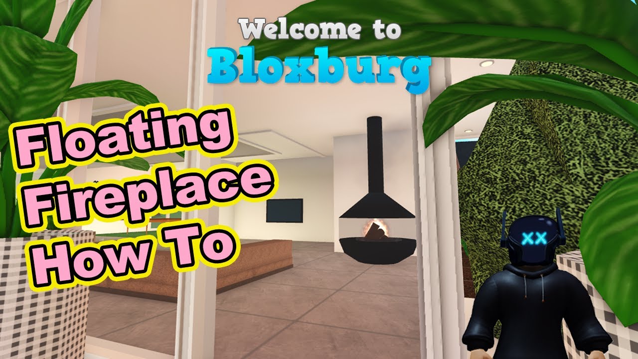 Welcome to Bloxburg - Floating fireplace Build - Roblox - YouTube