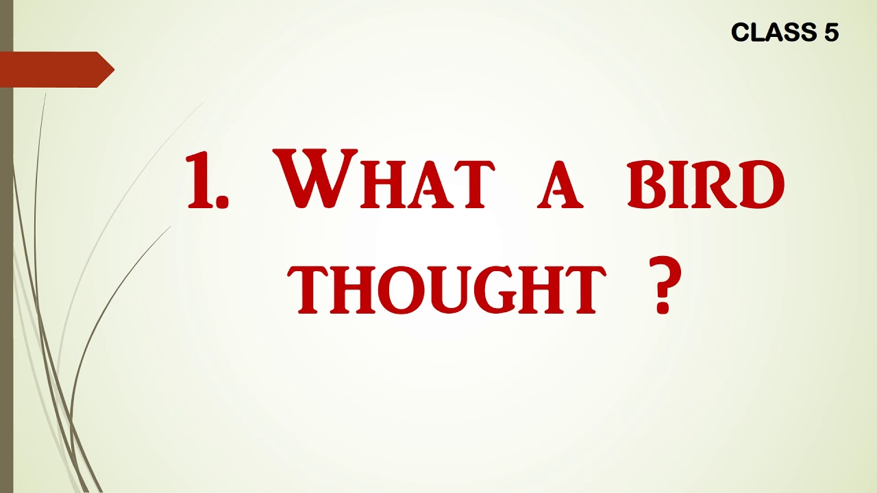 What A Bird Thought Class 5 Poem By Heena Attar YouTube what-a-bird-thought-class-5-poem-by-heena-attar-youtube