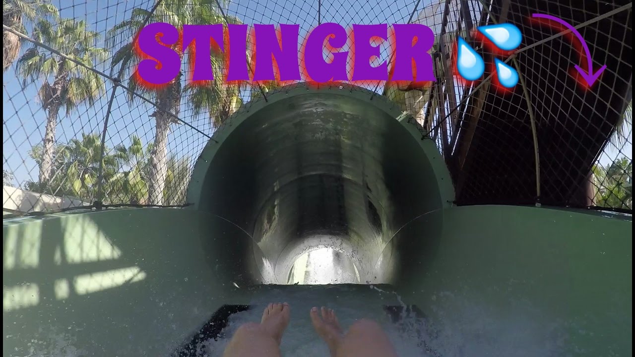 stinger water slide at Atlantis Aquaventure the Palm | Dubai (GoPro ...