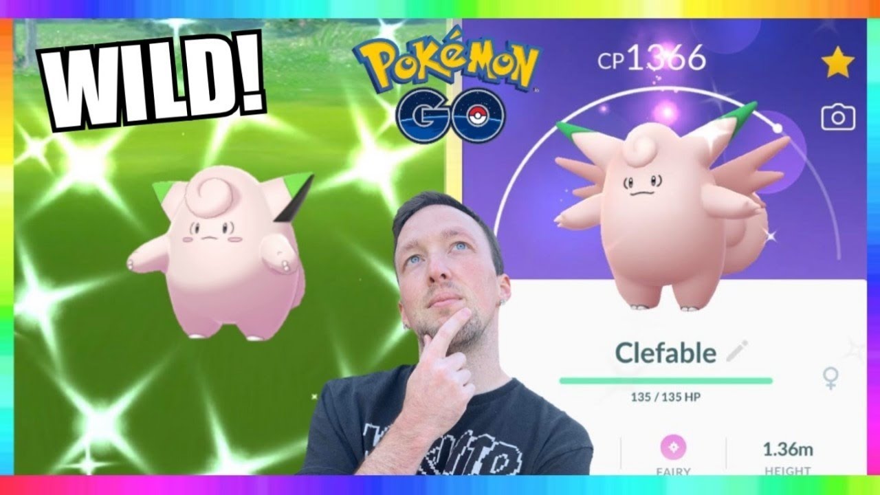 SHINY CAUGHT! NEW WILD SHINY CLEFAIRY IN POKEMON GO! NEW SOLSTICE EVENT ...