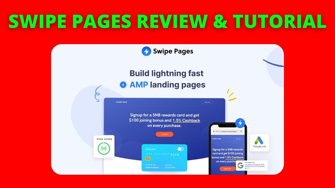 Swipe Pages Review And Tutorial 2022 (In Detail) How To Create A ...