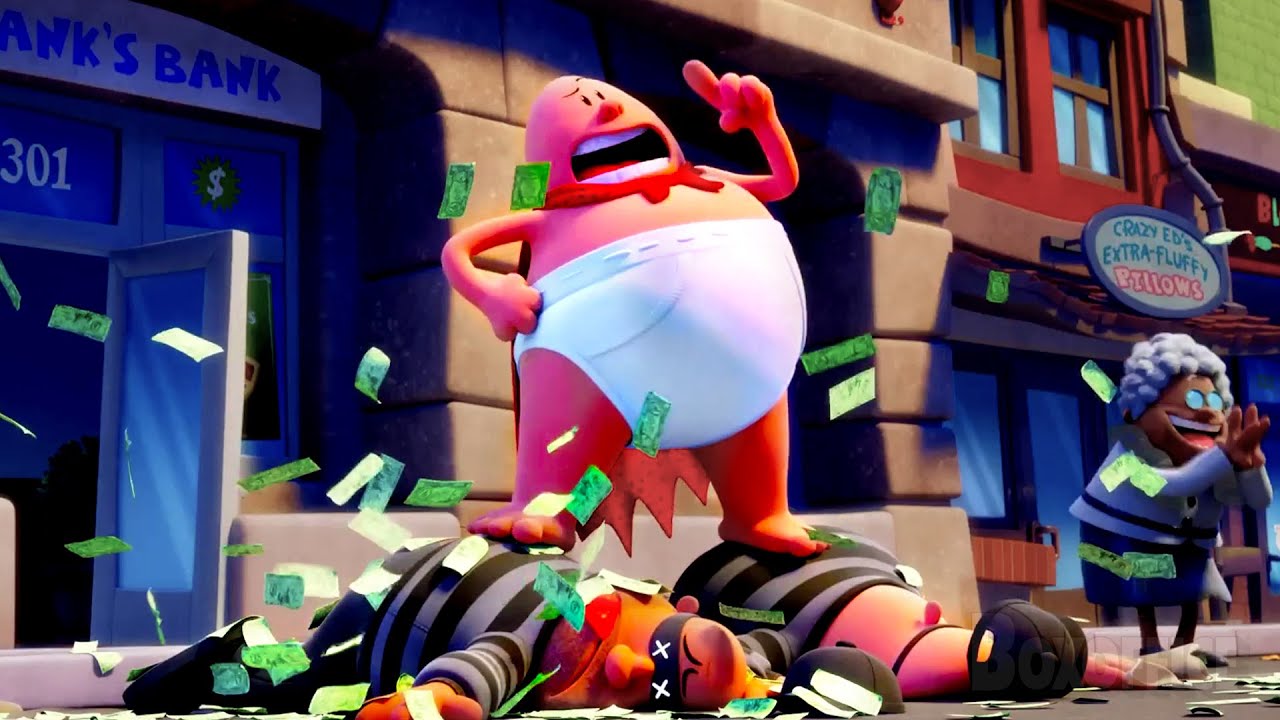 Captain Underpants is the clumsiest superhero ever - YouTube