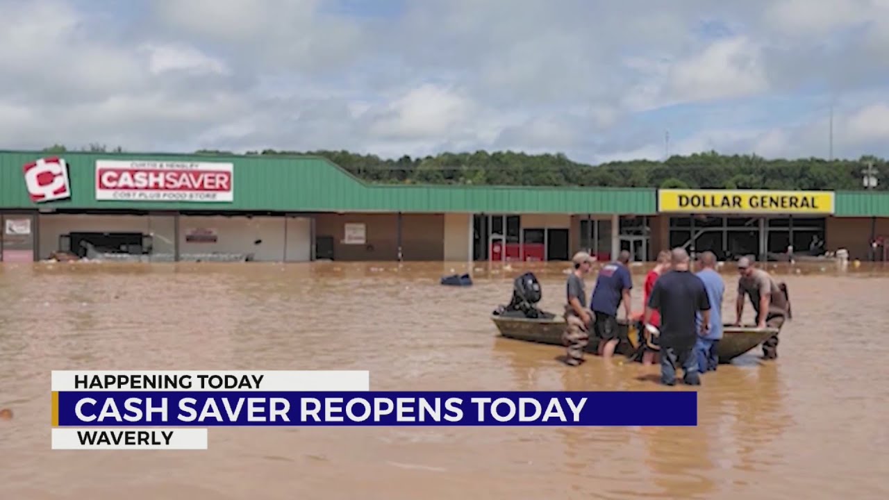 Cash Saver reopens in Waverly - YouTube