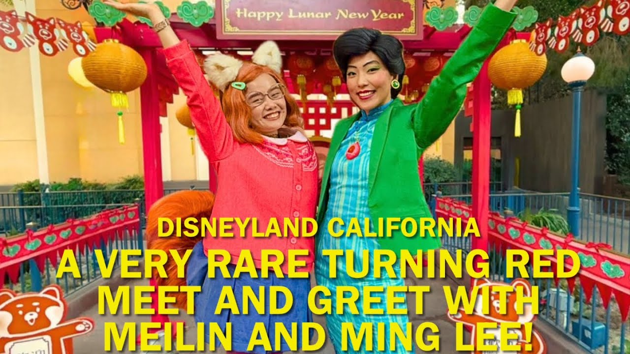 Meeting Meilin Lee & Her Mom Ming From Turning Red: A RARE Pixar ...