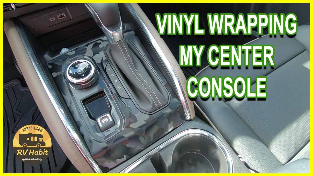 Installing A Vinyl Wrap On The Center Console of A GMC Canyon /Chevy ...
