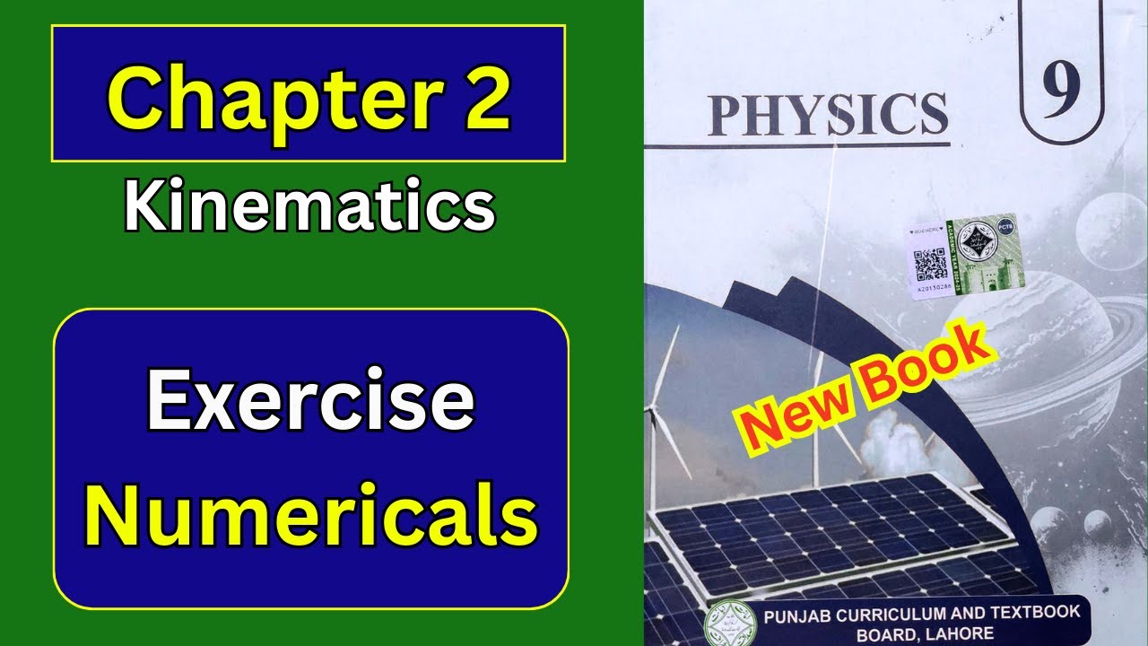 9th Class Physics | Chapter 2 Kinematics | Exercise Numerical Problems Solution - YouTube