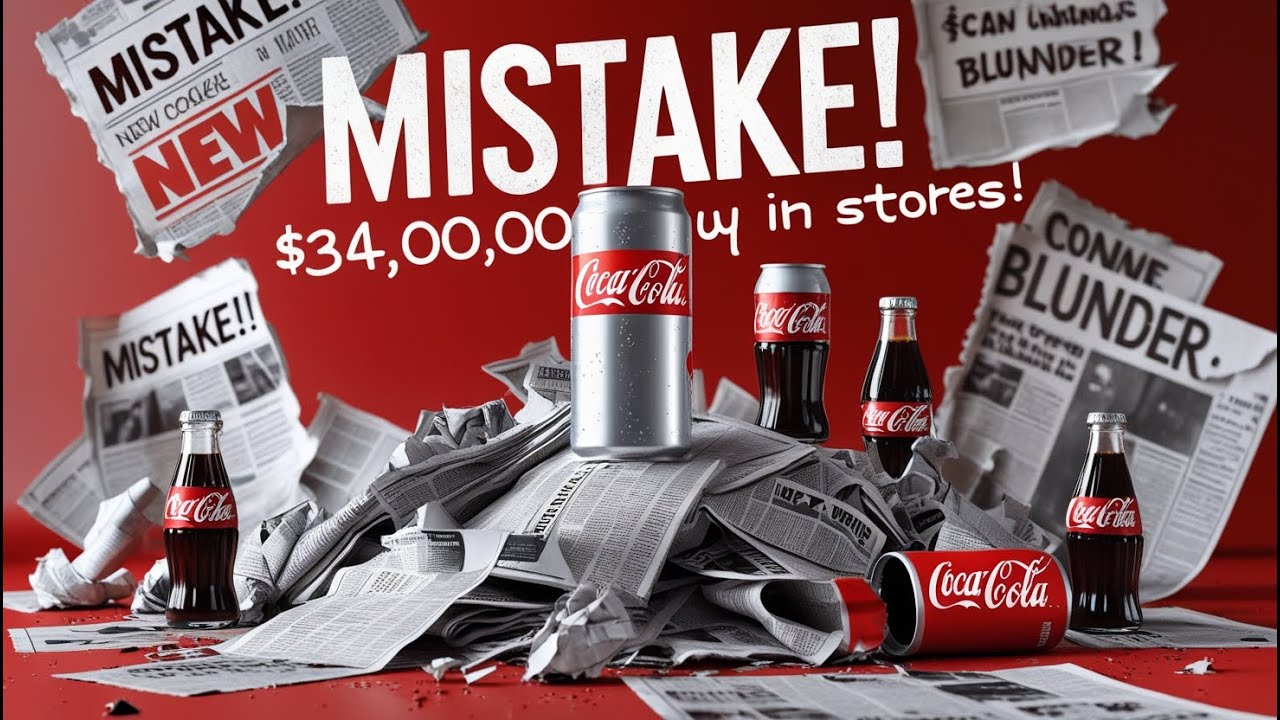 Coca Cola made a $34,000,000 mistake on 'New Coke' you can no longer buy in stores - YouTube