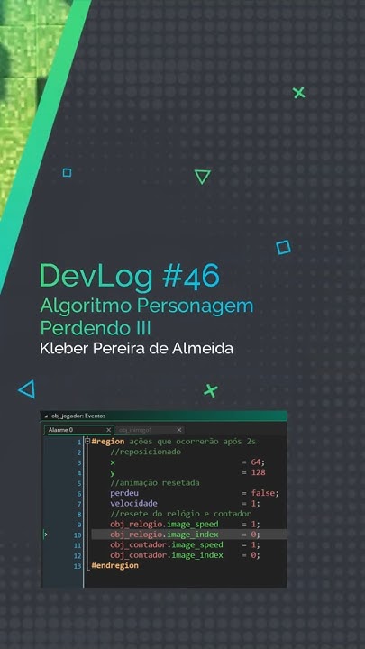 DevLog #46 - Algoritmo Jogador Perdendo II #gamemaker #gamedevblog #games - YouTube