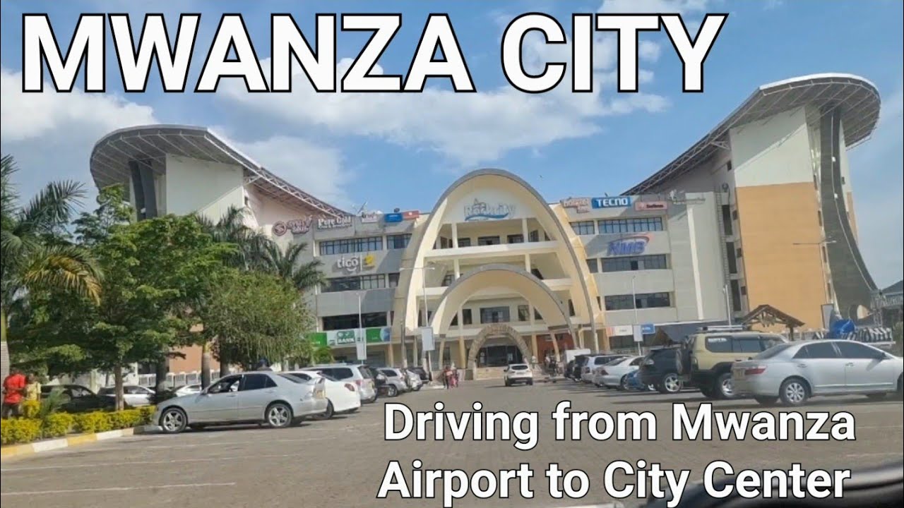 Driving from Mwanza International Airport to City Center (Mwanza City ...