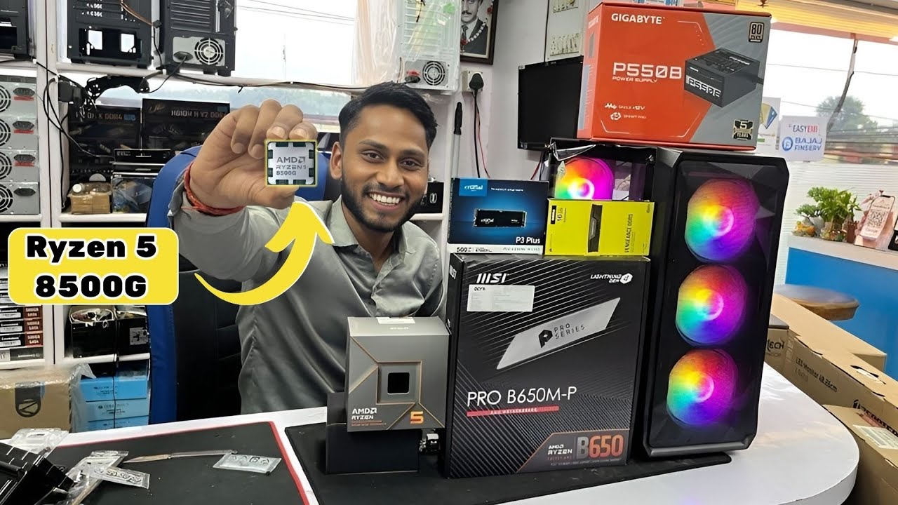 Free Fire🔥gaming Setup Build l Ryzen 5 8500G Pc 🖥️ build l Gaming Setup ...