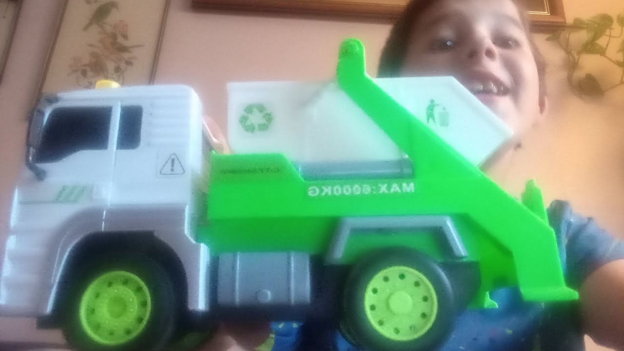 skip truck toy review - YouTube