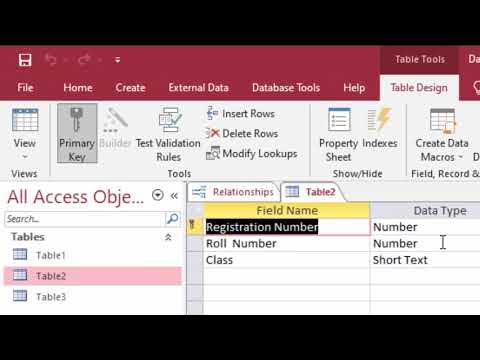 Relationship in Microsoft Access 2019@COMPUTEREXCELSOLUTION - YouTube