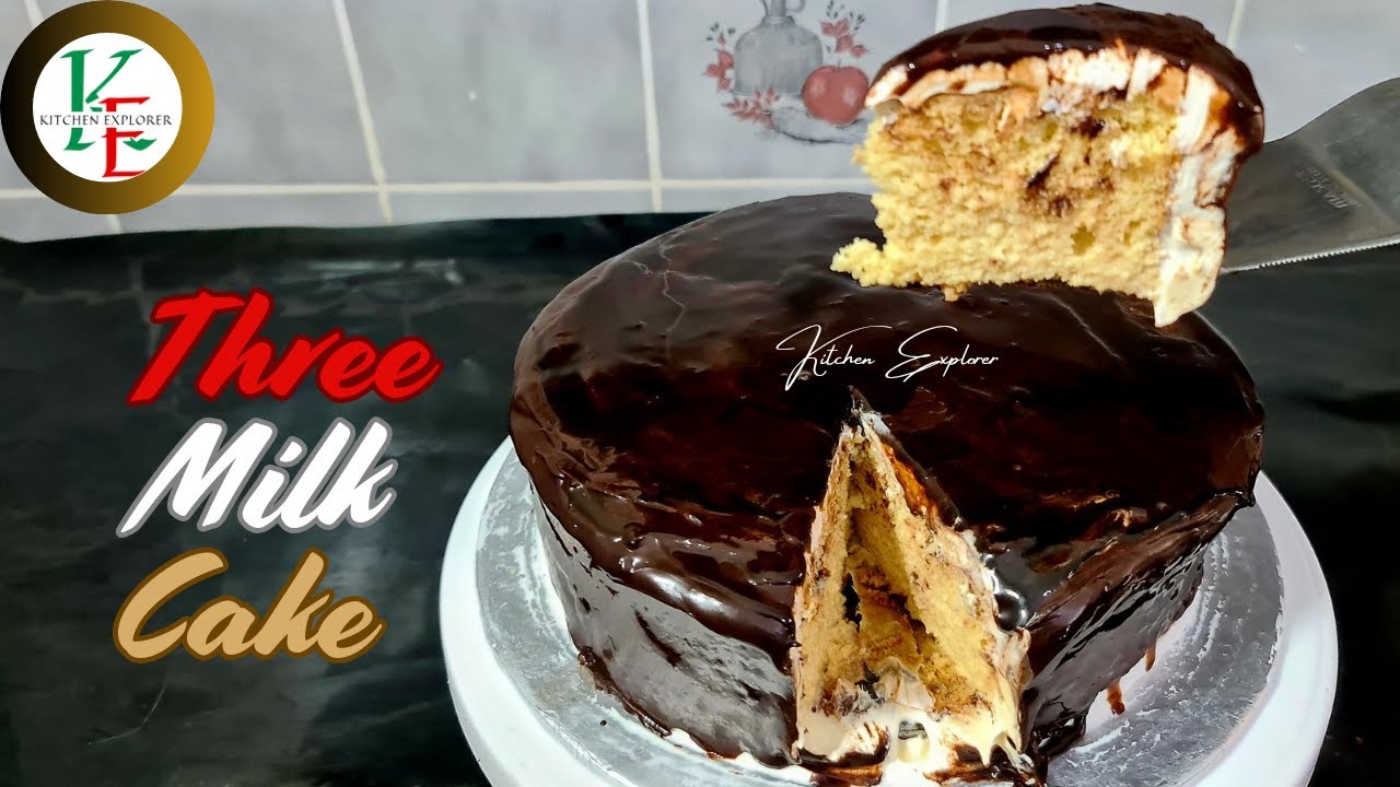 Three Milk Cake | Tres Leches Cake | How To Make Three Milk Cake | 3 ...