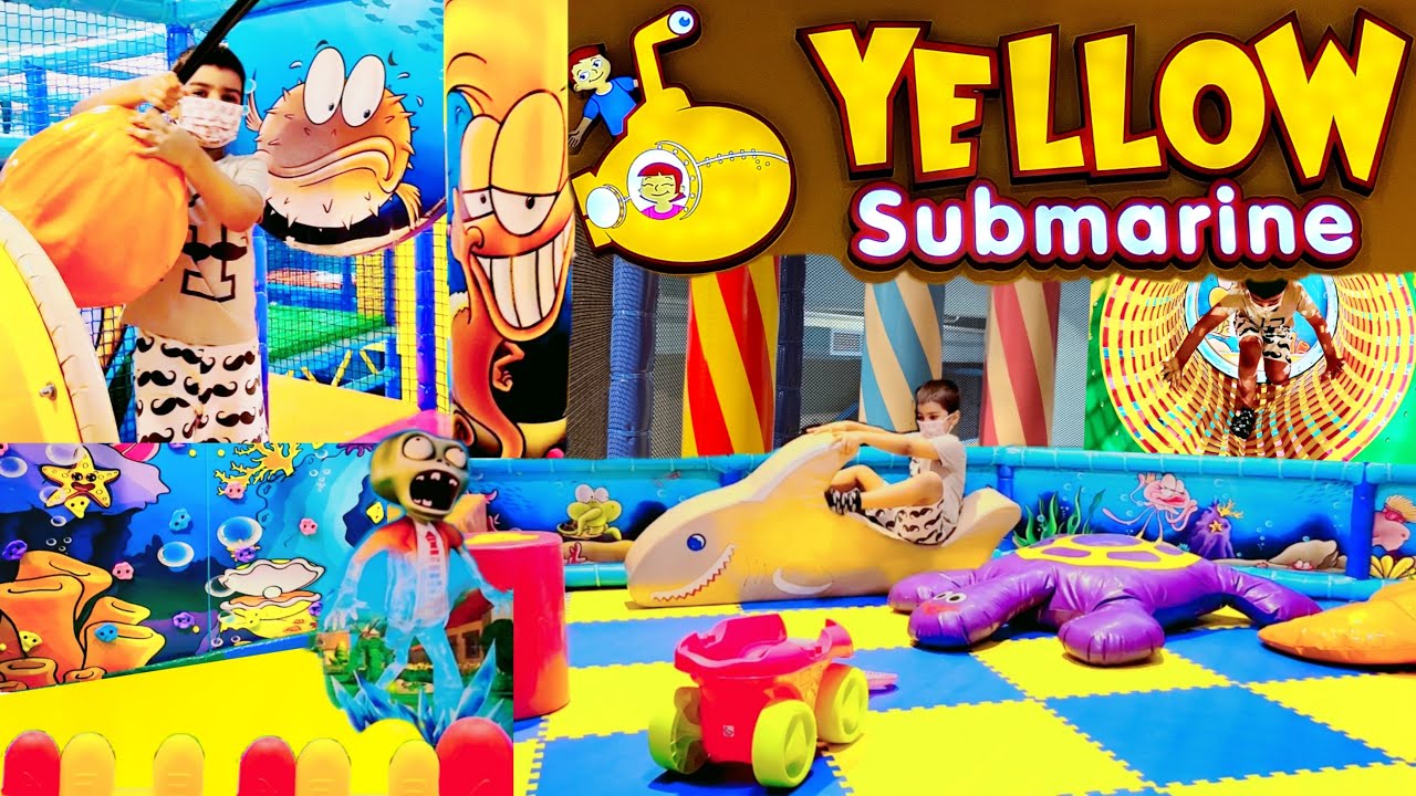 Yellow submarine place for Kids | Together play area for kids | Kids ...