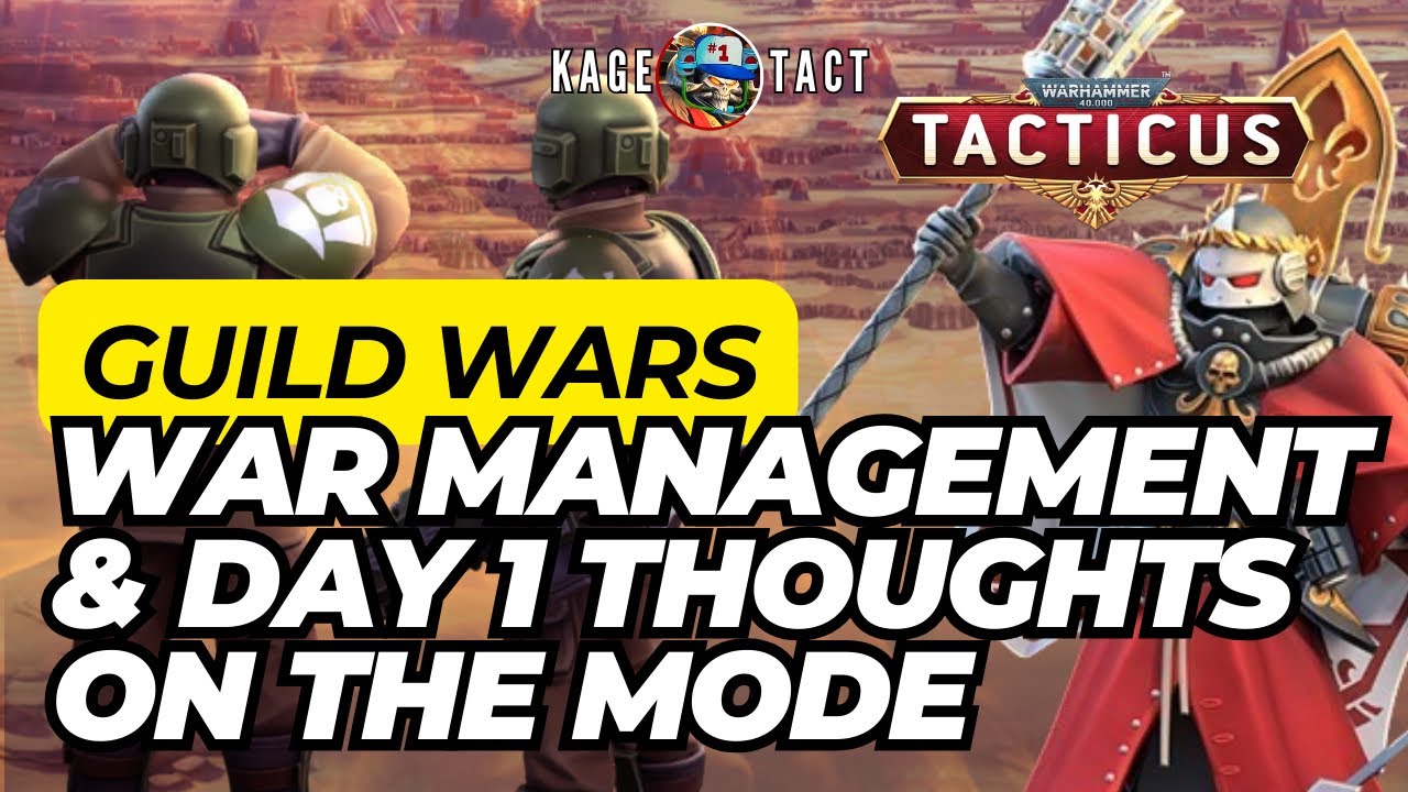 Warhammer 40k Tacticus - Guild Wars Management & Thoughts on the Mode ...