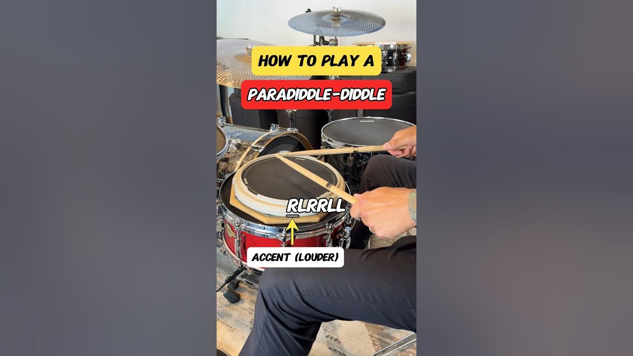 How to play a PARADIDDLE-DIDDLE! (Drum Chops Pattern) #drums - YouTube