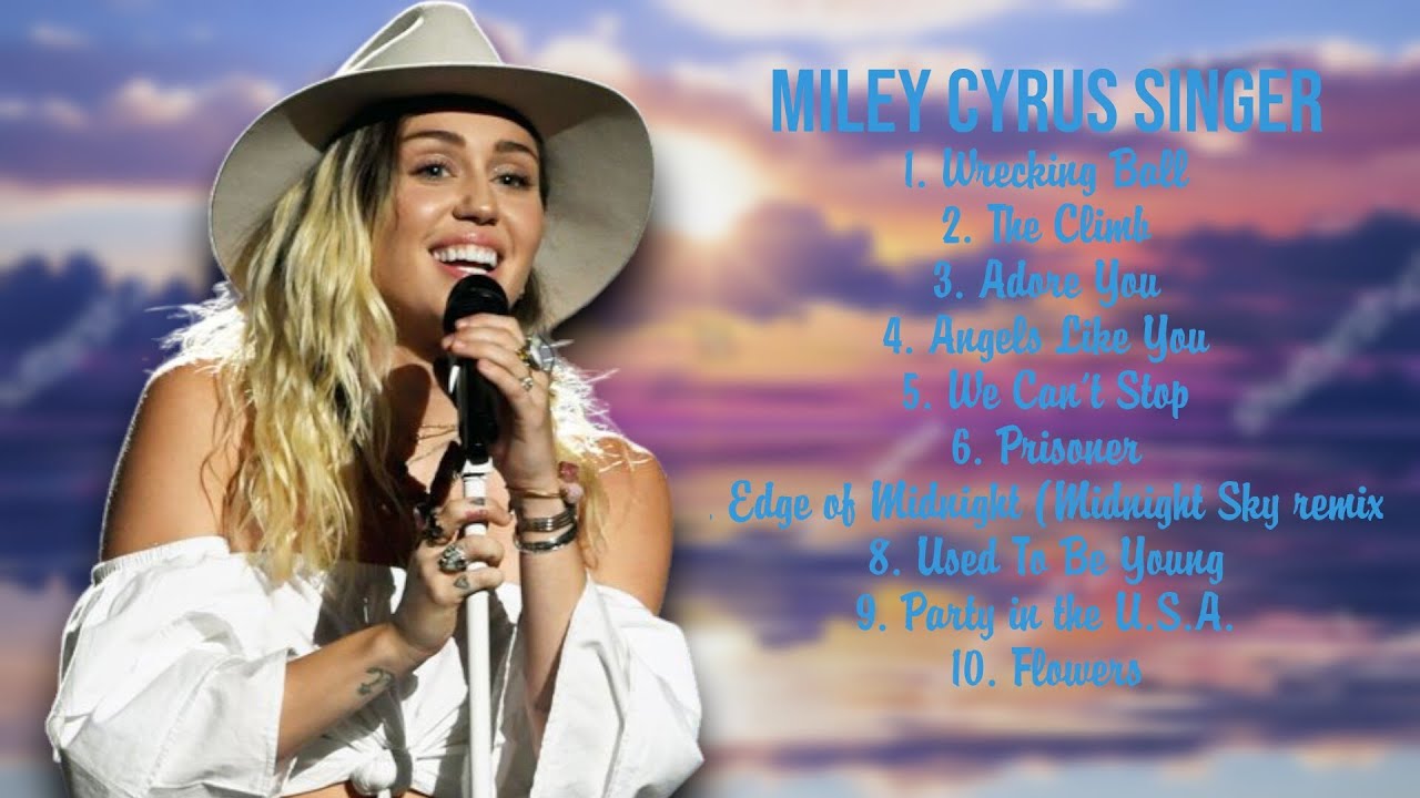 Miley Cyrus Singer-Year's blockbuster hits roundup-Prime Chart-Toppers ...