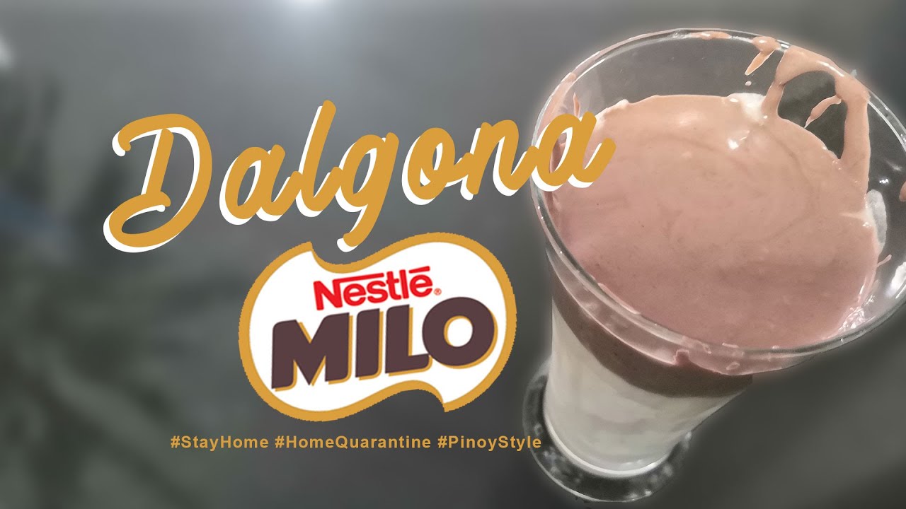 Dalgona Milo Recipe | Simple & Easy to make | a Stay Home Edition - YouTube