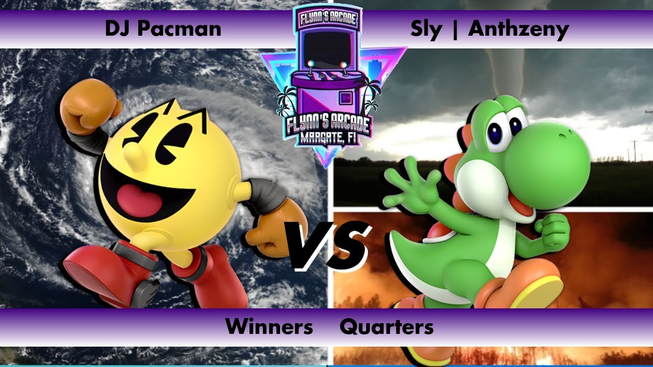 Flynn's Arcade 084 Winners Quarters - DJ Pacman (Pac-Man) vs Sly ...