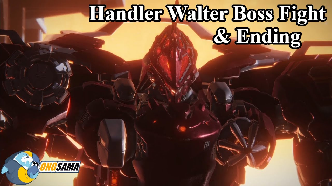 Armored Core 6 - Handler Walter Boss Fight & Ending (PS5, 60FPS) - YouTube