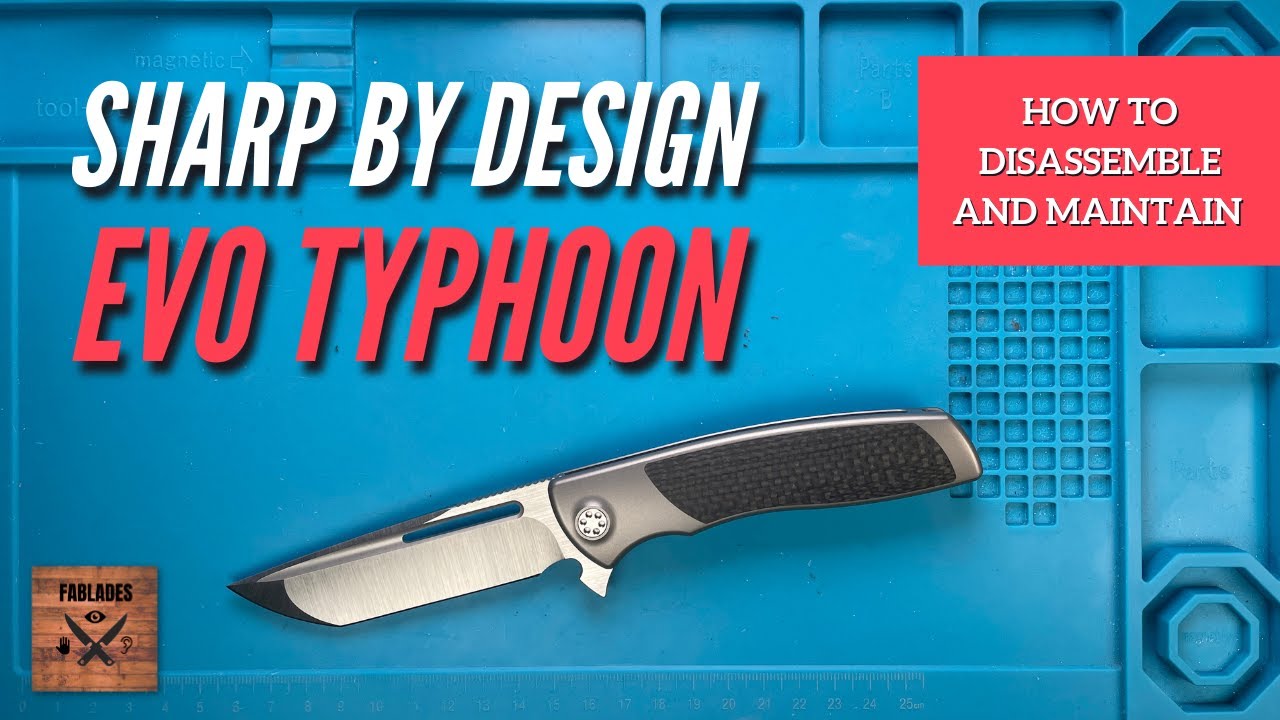 How to Maintain and Disassemble the Sharp By Design EVO Typhoon ...