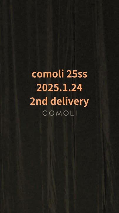 【COMOLI 25ss】 1月24日発売 ！めっちゃ王道な気になるアイテム…!デニムジャケットの特徴3選 #comoli #comoli好き #25ss #shorts - YouTube