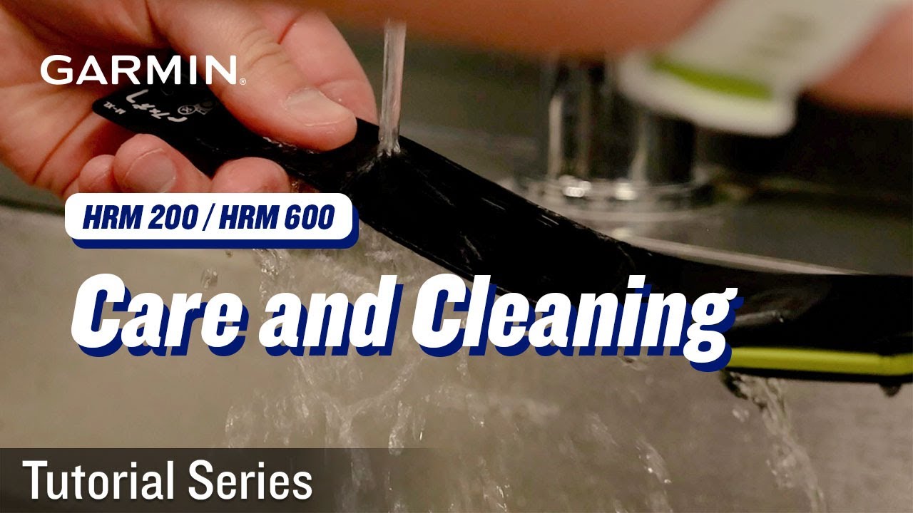 Tutorial - How to Properly Clean and Care for Garmin HRM 200 / HRM 600 ...