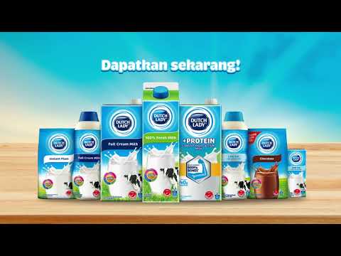 Susu Dutch Lady - Padat dengan Protein & Kalsium