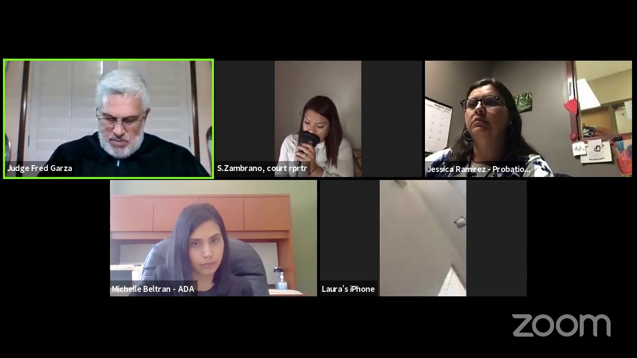 Judge Fred Garza's Zoom Meeting - YouTube