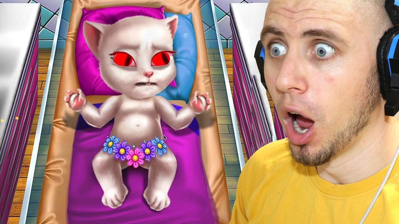 TALKING ANGELA A NĂSCUT DOI MONȘTRI?! Cel mai ciudat joc TALKING ANGELA ...