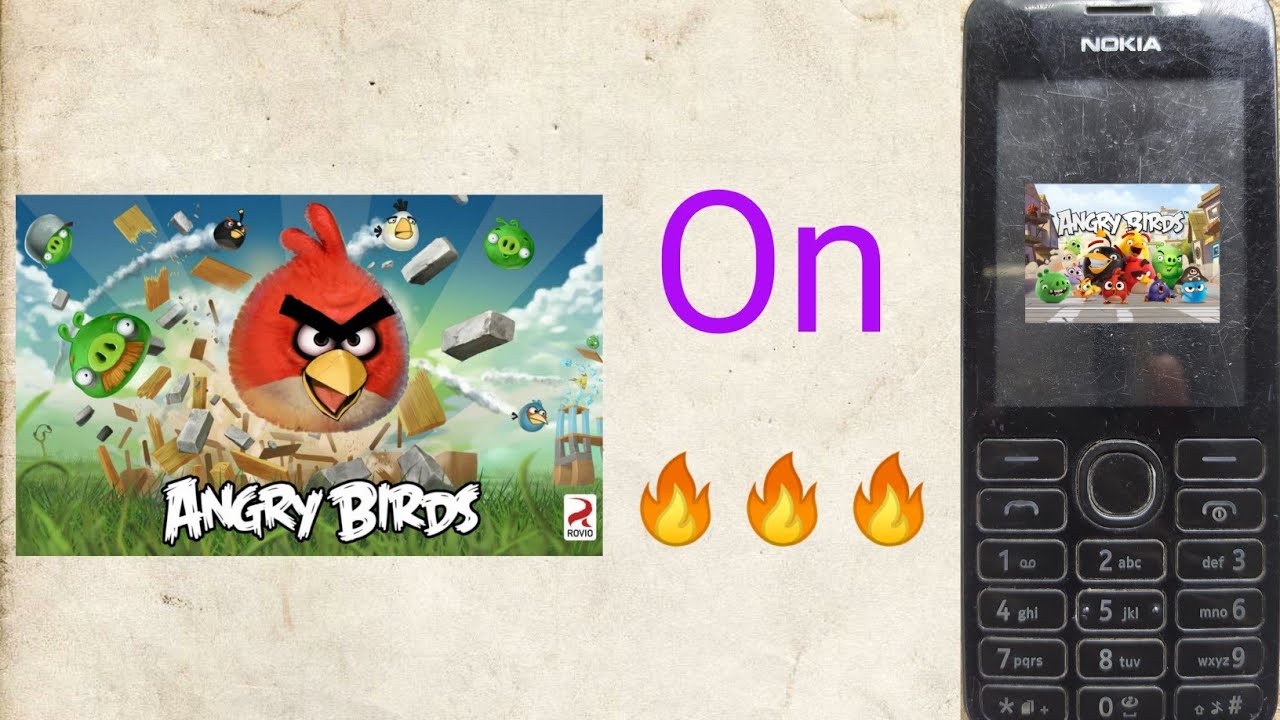 Oh!Angry bird on Nokia 2079 - YouTube