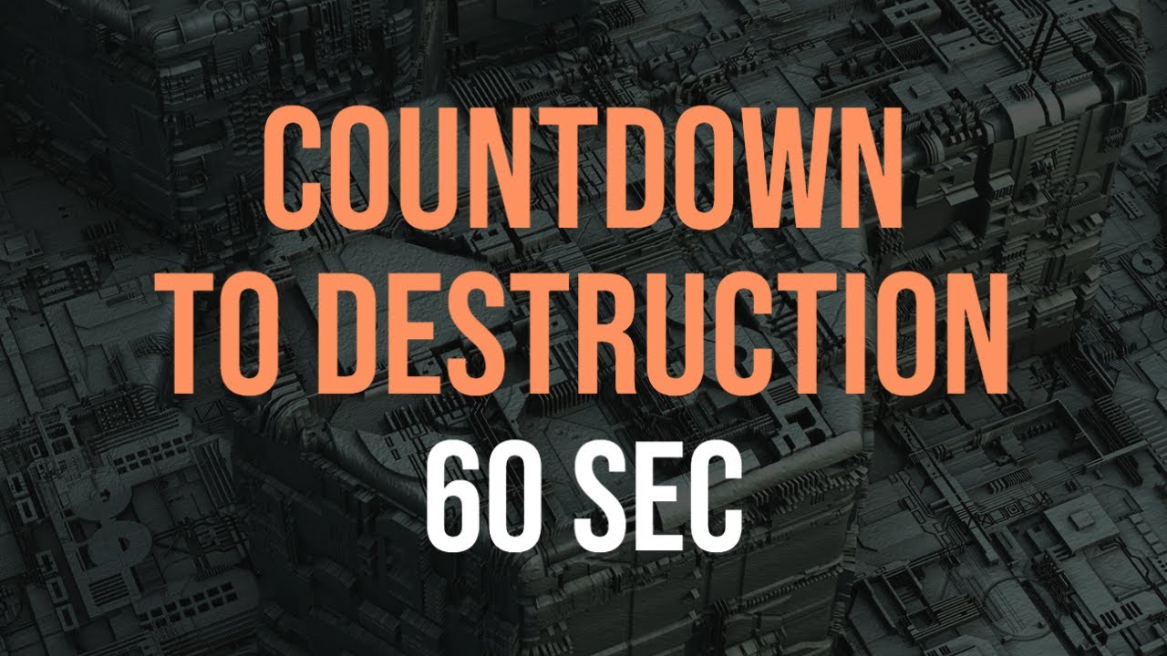60 Sec Countdown To Destruction Timer (AI Female Voice) Sound Effect ...