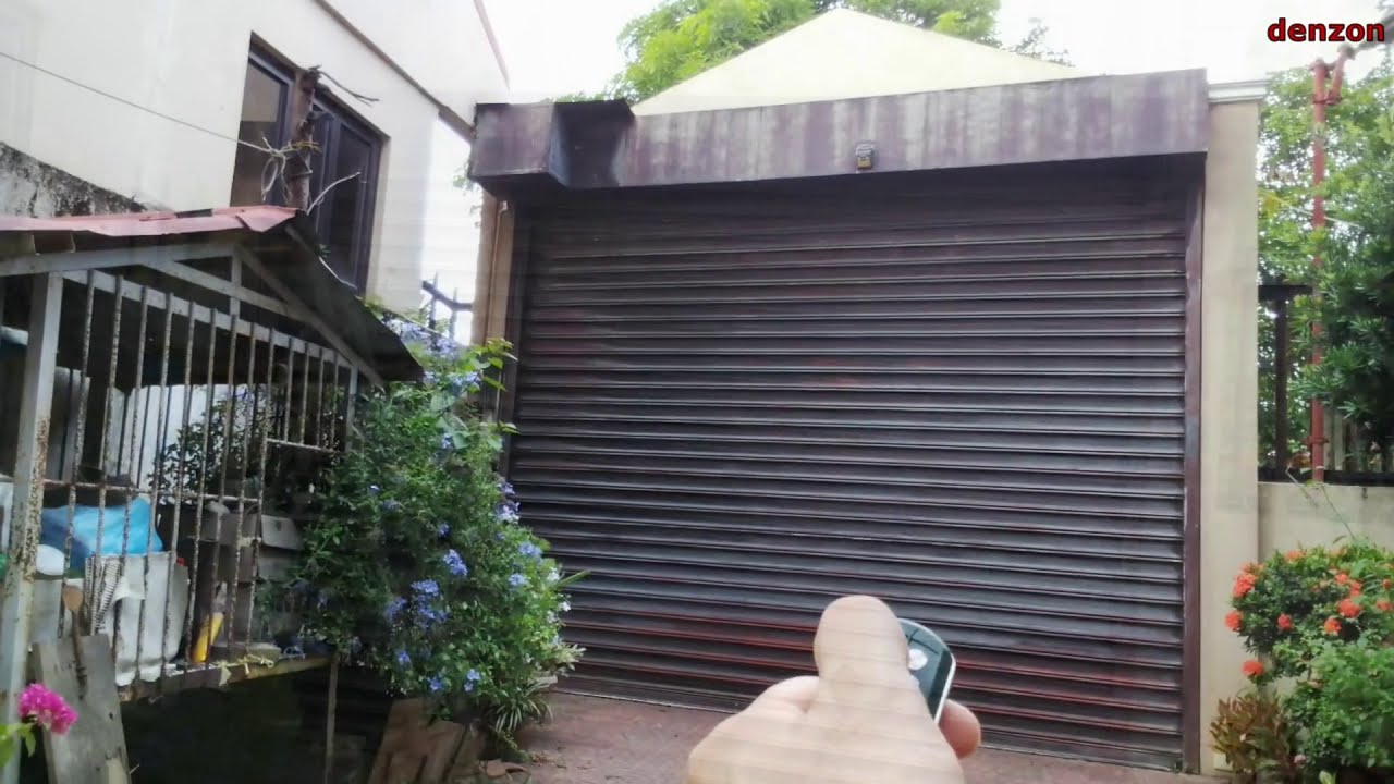 Remote Controlled Motorized Roll up Door - YouTube