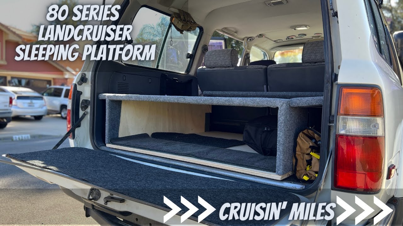 Awesome Sleeping Platform on my 80 series FJ80 LandCruiser. - YouTube
