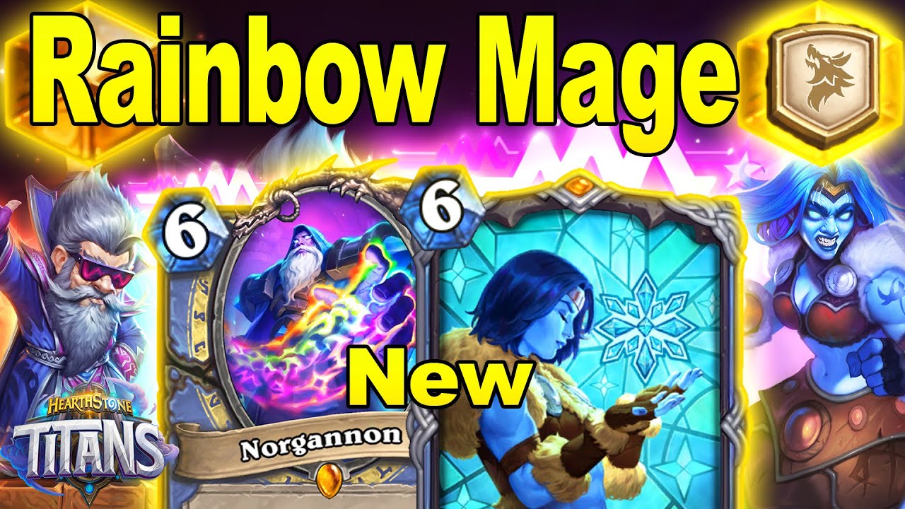 My NEW Strongest Rainbow Mage Deck To Craft & Play At High Ranked ...