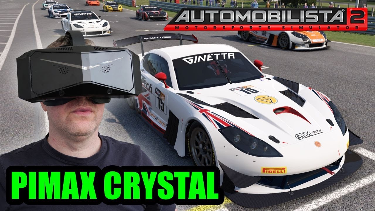 AMS2 - Pimax Crystal - Part 2 - Live Test on RTX4090 - YouTube