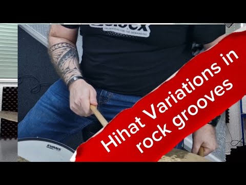 Hi hat variations in rock grooves - YouTube