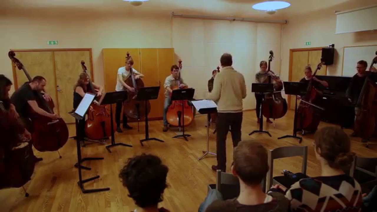 Gareth Wood Double Bass Nonet 2015 | Gothenburg University - YouTube