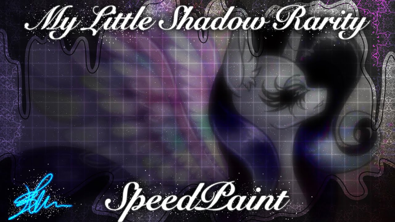 🍒My Little shadow AU rarity / 🖌️SpeedPaint🎨/ Bloom & Ghost'n'Ghost ...
