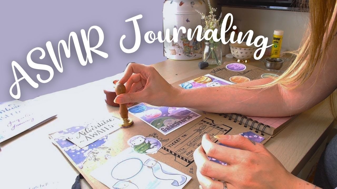 The Adventures of Astro 1 🌸 ASMR Journaling - YouTube
