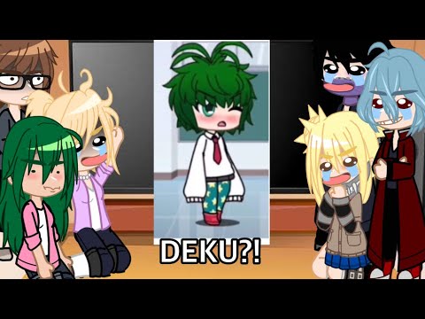 Mha react to themselves! || Deku || Gacha Life ||Gacha Club/Life ||Mha/bnha || my AU ||