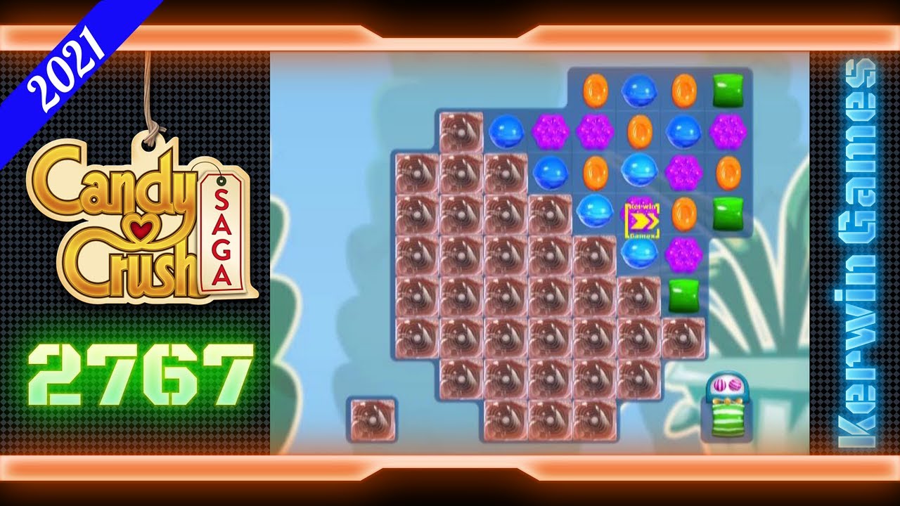 Candy Crush Saga Level 2767 - Hard Level - No Boosters - 19 moves (2021 ...