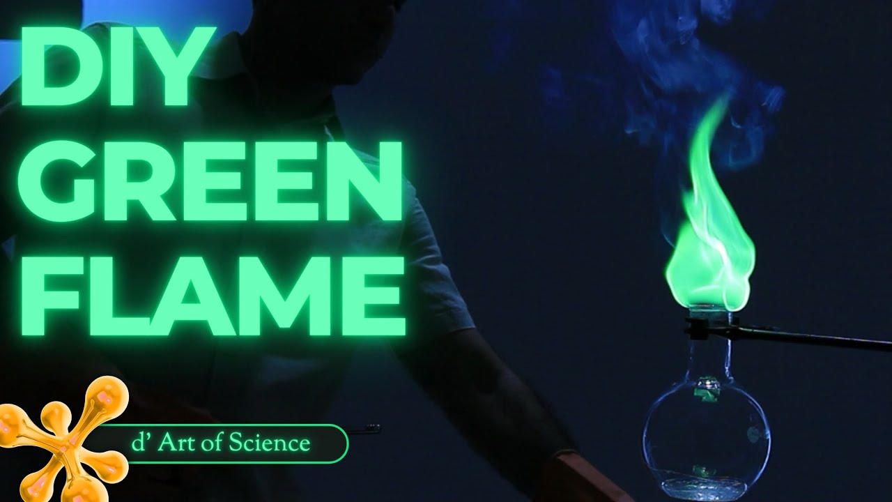 How to make a GREEN FLAME! | dArtofScience - YouTube