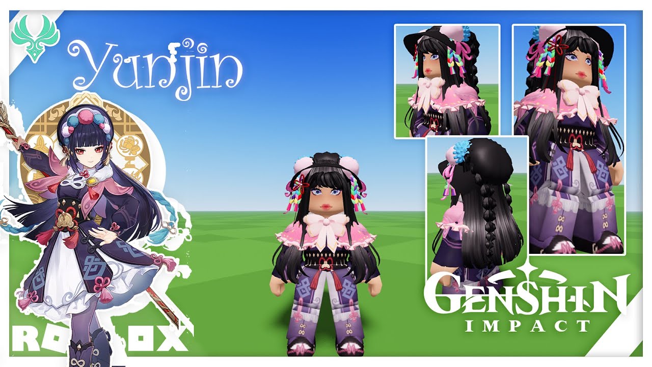 Roblox Yunjin Cosplay: Genshin Impact Cosplay - YouTube