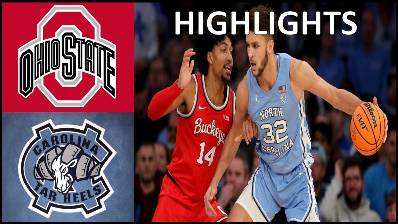 Ohio State vs North Carolina Basketball Highlights Full Game 2022/2023 ...