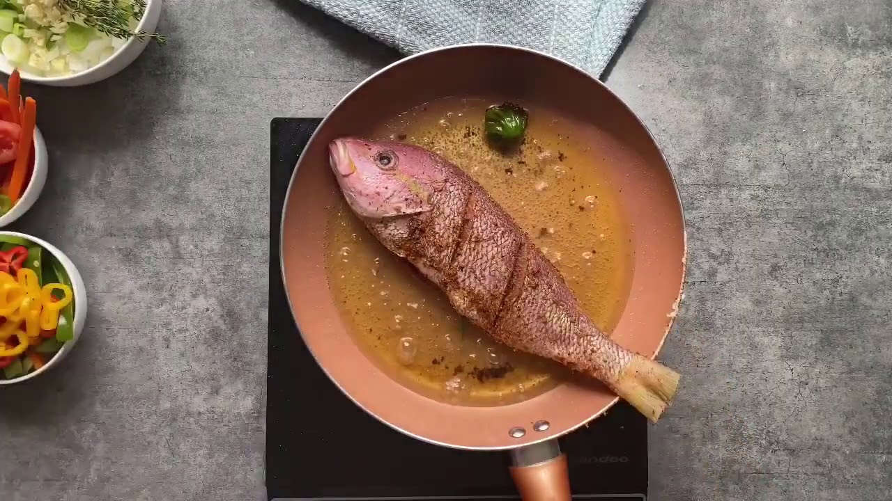 HOW TO MAKE JAMAICAN BROWN STEW FISH || FISH RECIPE || RED SNAPPER ...