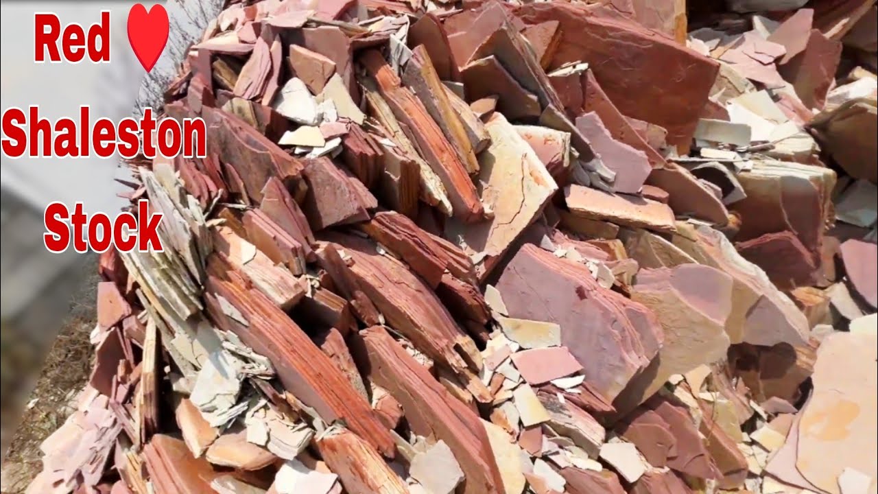 Pure Red ♥️ Shalestone Stock || New Stock video Biggest Shalestone ...